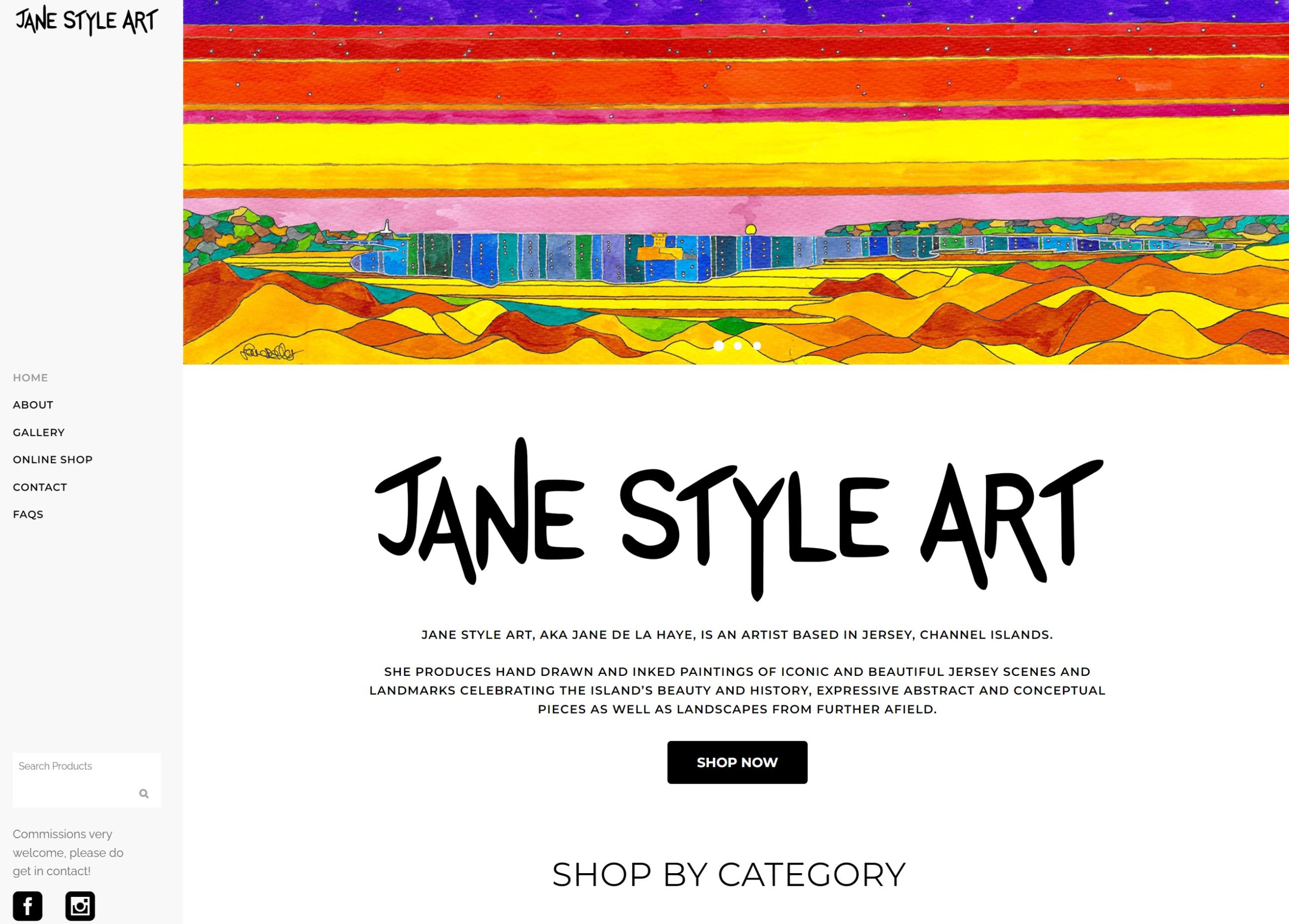 Jane Style Art branding & website - Shiny Koala - Graphic, Web ...